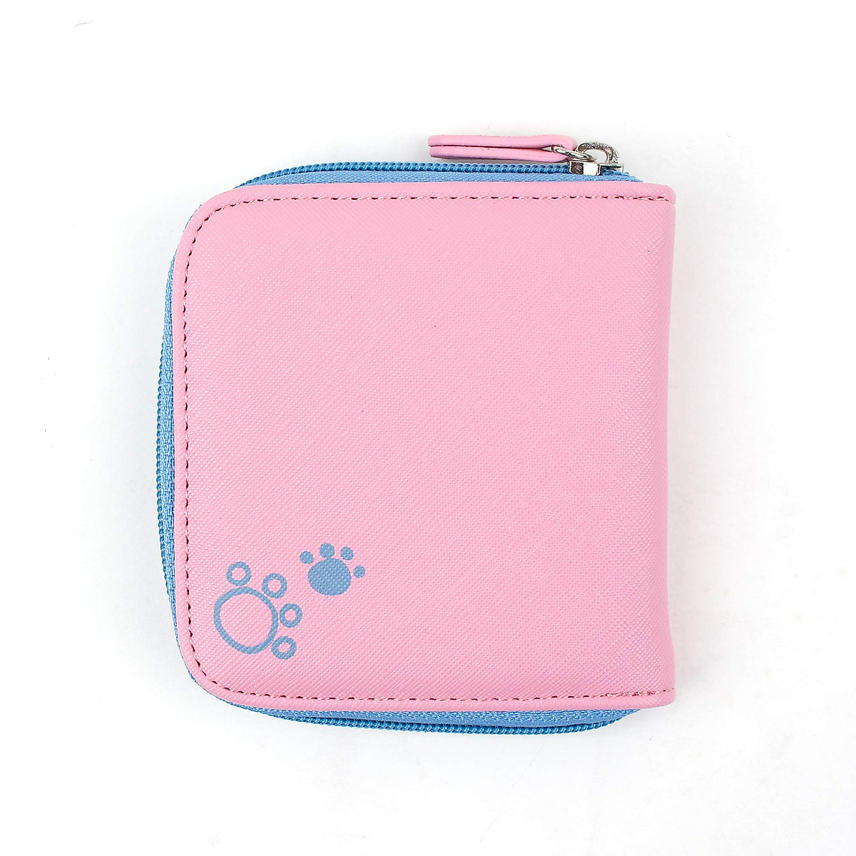 Stitch Gift Zip-Around Bifold Novelty My First Wallet Money Organizer with Coin Pocket Purse for Girls Teens Teenager