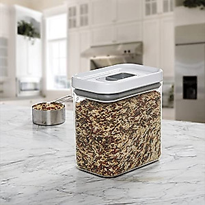 Copco Food and Organization Storage Container with Airtight Lid, 1.8-Quart, Clear