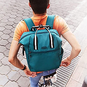 Travelon Coastal RFID Blocking Large Backpack, Lagoon, One Size