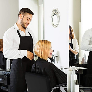 BestOffice Auto Tilt Shampoo Chair Portable Salon Chair Barber Chair with Auto Tilt Seat Back. Reclining Beauty Salon Chair Soft Armrests Metal Frame and Extra Thick Cushion, Black