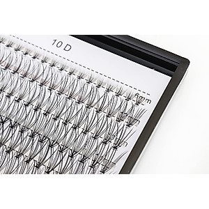 Bodermincer 10D 20D 240pcs Cluster Eyelash Extensions 8-9-10-11-12mm Mixed/ 10-11-12-13-14mm Mixed/12-13-14-15-16mm Mixed Eyelash Clusters Lash Extension Individual Lashes for Self Application