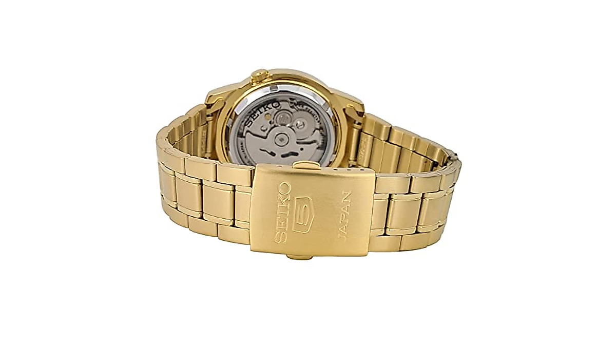 Seiko 5 Automatic Gold Men's Watch SNKK38J1