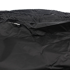 TJFU 1Set Patio Chaise Lounge Cover Waterproof Outdoor Lounge Chair Covers, Water Resistant Sunbed Sun Rattan Chair Cover Black Durable Patio Furniture Covers - 82" L x 29" W x 31" H