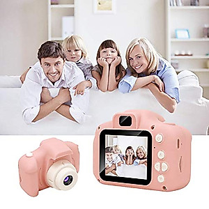 Kids Camera for Boys and Girls, Digital Camera Toy Gifts Ideas for Birthday and Christmas,Rechargeable Kids Video Camera Recorder,Portable Toy for Age 2 to 10 Years Old with 32GB Memory Card (Pink)…