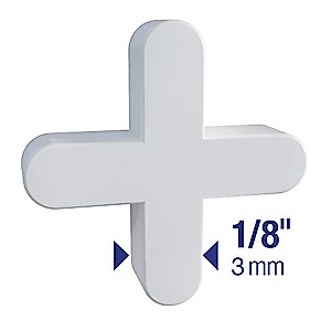 Qep 10335 Tile Spacers, No Size, White, 500 Count