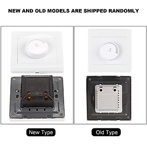 1Pcs Home Wall Led Dimmer Switch Dimmer Switch Merross Mounted Rotary Knob Lamp Brightness Controller Panel Dimmer Switch New