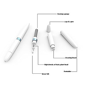 WANTHER Airpod Cleaner Kit,Cleaning Pen 4 in 1 Multi-Function Cleaner Set Tool Soft Brush for Computer/Camera/Phone Accessories for Gifts