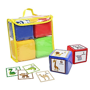 Godery DIY Education Playing Game Dice, Pocket Cubes for Teaching (Set of 4)