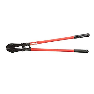 RIDGID 14228 Model S30 Heavy-Duty Bolt Cutter with Comfortable Grips and Alloy Steel Jaws 14228, 31”, Red