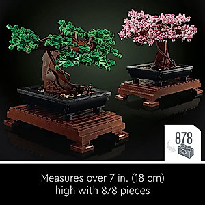 LEGO Icons Bonsai Tree Building Set 10281 - Featuring Cherry Blossom Flowers, DIY Plant Model for Adults, Creative Gift for Home Décor and Office Art, Botanical Collection Design Kit