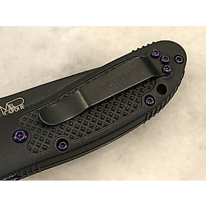 Purple Torx Screws Set For Benchmade Griptilian Scale Pivot & Clip 550 551 553