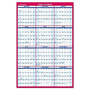 AT-A-GLANCE Vertical/Horizontal Wall Planner, 48 x 32 Inches, White and Cream, 2011 (PM326-28)