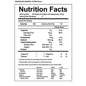 Maruchan Ramen Pork Flavor, 3.0 Oz(Pack of 24)