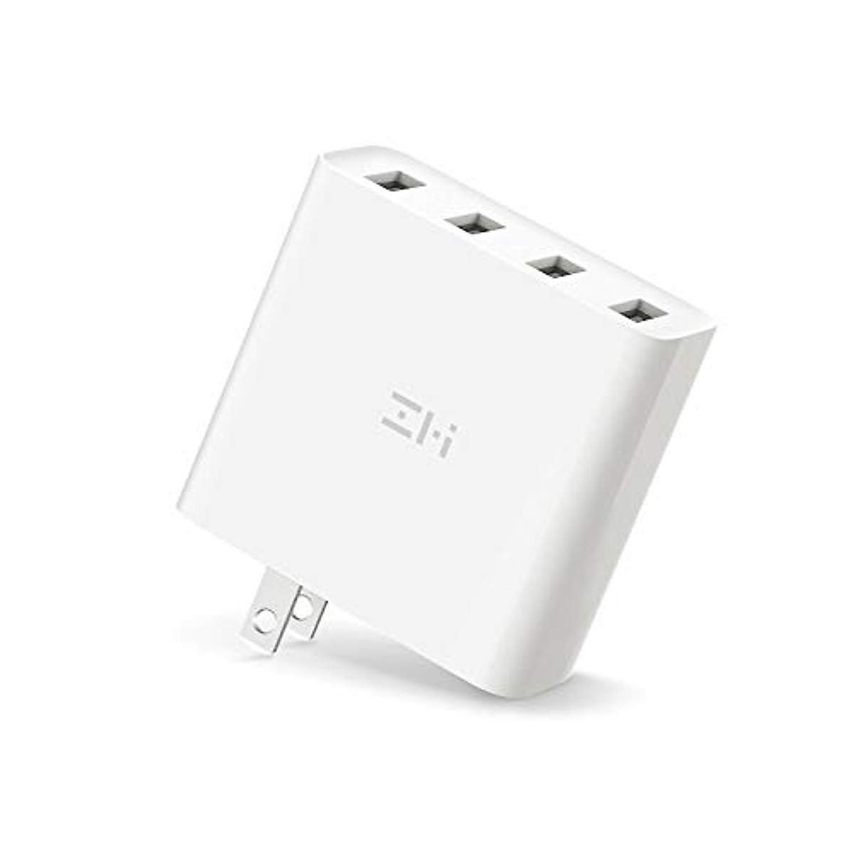 ZMI PowerPlug 4-Port 35W USB Wall Charger Power Adapter, Portable with Foldable Prongs for iPhone, iPad, Samsung Galaxy, and More