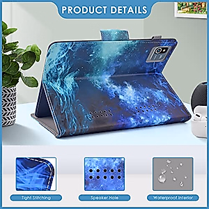 DETUOSI Okaysea 10.1" Tablet Case Cover, Portable Protective Folio PU Leather Stand Shell for Okaysea 10 inch Android Tablet