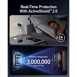 Anker 737 GaNPrime, 120W USB C Charger, PPS 3-Port Fast Compact Foldable Wall Charger for MacBook Pro/Air, iPad Pro, iPhone 15/Pro, Galaxy S22/S21, Dell XPS 13, Note 20/10+, and More Devices