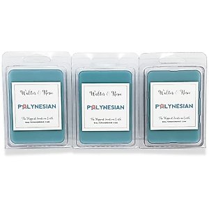 Walter & Rosie Candle Co. - Polynesian - 3 Pack - Wax Melt Inspired by Disney Scents - Smell Like Disney Resorts - The Happiest Scents on Earth - Soy Blend - Up to 18 Hrs
