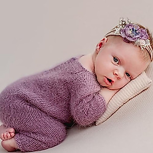 2 Rolls Mohair Skeins Crocheting Yarns Knitting Yarn 42g Skeins Soft Fluffy Mohair Yarn Knitted Skeins for Clothes Sweater Scarf Doll Crafting Woven Skeins Warm Shawls Home DIY (Orange)