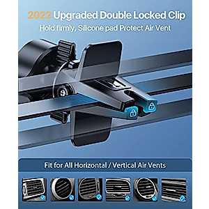 DesertWest Magsafe Car Mount [Upgraded 12*N55 ParaMagnet] Hands Free Magnetic Phone Holder for Car Vent 360° Adjustable, Compatible with Magsafe Case, iPhone 14 13 12 Max/Plus/Pro