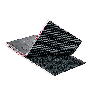 SINGER 00834 Adhesive Back Industrial Strength Hook & Loop Tape, 4-Inch by 2-Inch, 2-Count, Black