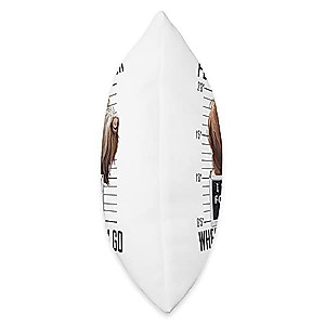 Wirehaired Pointing Griffon Dog Owner Gifts Personal Stalker Dog Pointing Griffon I Will Follow You Throw Pillow, 16x16, Multicolor