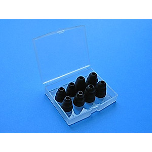 8pcs (M-SLB) Triple Flange Eartips Compatible with Westone W10 W20 W30 W40 W50 W60 UM PRO10 UM PRO20 UM PRO30 UM PRO50 UM1 UM2 UM2 RC UM3 UM3 RC UM3X UM3x RC 1 2 3 4 4R Adventure Alpha Beta Earphones