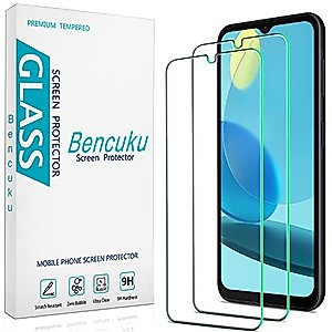 Bencuku by HPTech (2 Pack) Designed for Samsung Galaxy A14 5G Tempered Glass Screen Protector, Anti Scratch, Bubble Free