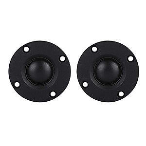 HiFi Speaker, 2Pcs 30W 6Ω Dome Tweeter Magnet Treble Speaker Silk Film HiFi Loudspeaker Magnet 20mm Vibrating Diaphragm