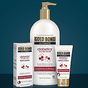 Gold Bond Diabetics' Dry Skin Relief Body Lotion, 4.5 oz., With Aloe to Moisturize & Soothe