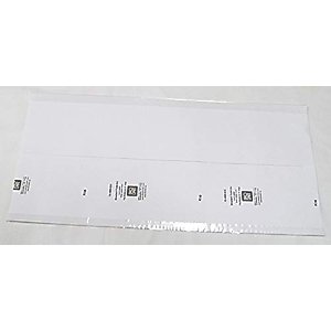 5 Pack 11" x 24" Brodart Fold-On Book Jacket Covers -- Center-Loading, Lo-Luster, Mylar, Adjustable