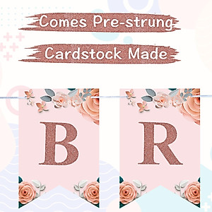 VILIFEVER Pre-Strung Bride to Be Banner for Bachelorette Bridal Shower Decorations, Bride to Be Sign for I Do Engagement Photo Backdrop Wedding Shower Decor