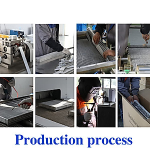 EGINCOOLER 3 Row Core Aluminum Radiator for 1966-1979 Ford F100 F150 F250 F350 Pickup Truck Bronco L6 V8 Engines 1967 1968 1969 1970 1971 1972 1973 1974 1975 1976 1977 1978