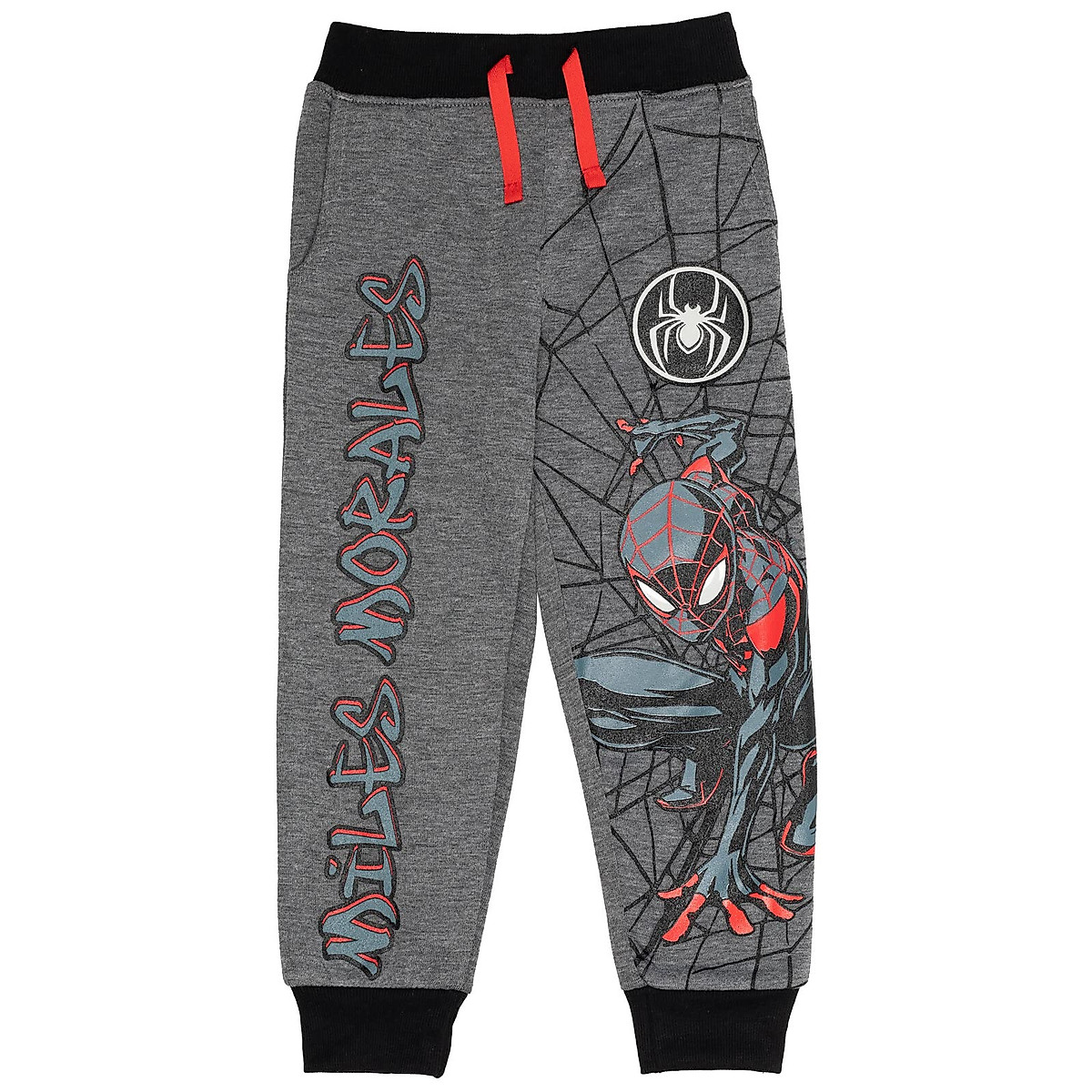 Marvel Spider-Man Venom Miles Morales Toddler Boys Fleece 3 Pack Pants / 5T