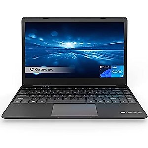 Gateway Ultra Slim Notebook, 14.1" FHD IPS Display, Intel 4-Core i5-1135G7 Up to 4.2Ghz, 16GB RAM, 256GB SSD, Fingerprint Scanner, Webcam, Tuned by THX Audio, HDMI, Type-C, Win 11 Pro, Black