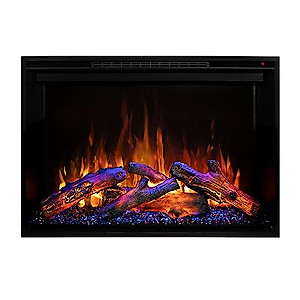 Modern Flames Redstone Traditional 26" Built-in Electric Fireplace - Hybrid-FXTM Flame Technology - Multi-Color Flames - with Remote Control - RS-2621