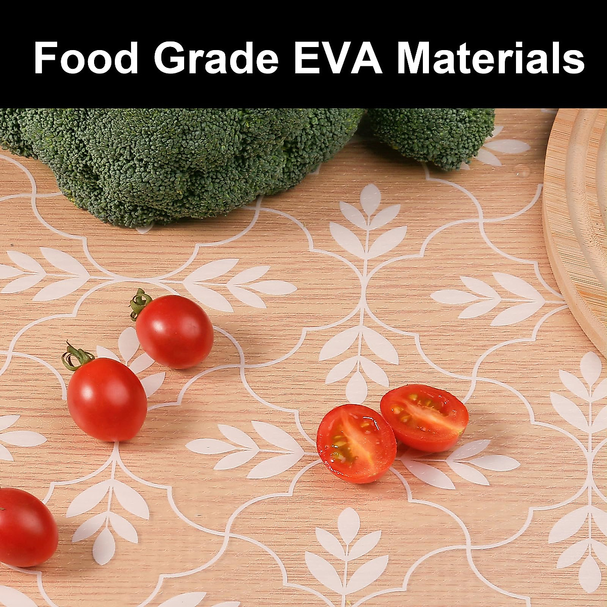 Cooyes Shelf Liner Drawer Liners, Shelf Liners for Kitchen Cabinets, Non-Adhesive Cabinet Liner, EVA Waterproof Non-Slip Refrigerator Liners for Kitchen Drawers (Transparent, 11.8 in x 9.9ft)