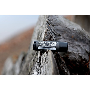 WALRUS OIL - Logger's Lip Balm, 2-Pack, 100% Vegan, Made with Candelilla Wax, Almond Oil, Coconut Oil, Jojoba Oil, and Natural Ingredients.