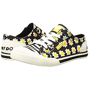 Rocket Dog womens Jazzin Sneaker, Daisy Black, 9 US