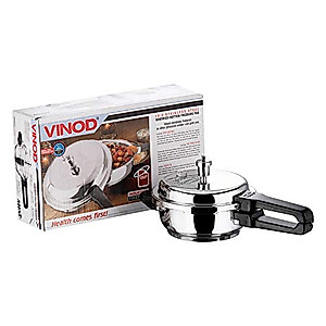 Vinod P-Sen Splendid Stainless Steel Sandwich Bottom Pressure Pan, Senior