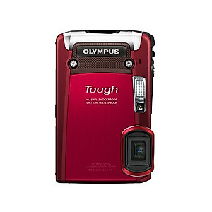 Olympus TG-820 12MP Shock/Water/Freeze-Proof Camera-Red (Old Model)