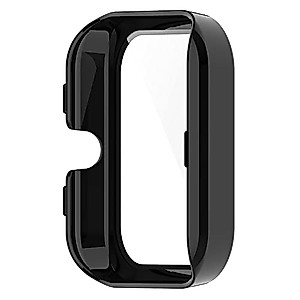 Screen Protector Compatible with Amazfit Bip 3 Pro/Bip 3 Cases Smartwatch Accessories TenCloud Covers Scratched Resistant Full Protective Cover Screen Protectors for Bip 3 Pro/Bip 3 (Black)