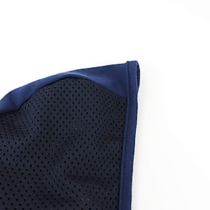 JELLYTREE Baby Hat Bonnet Summer Mesh Breathable Soft Toddler Boys Fashion Caps Baby Hearing Aid Hat Infant Beanies, Grey+Navy_L