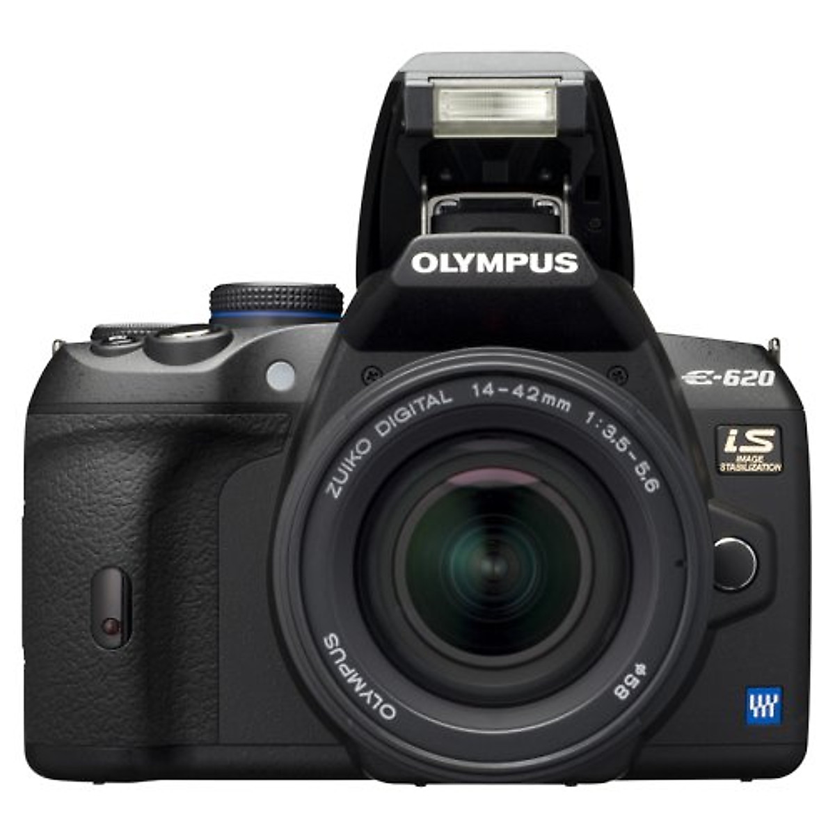 Olympus Evolt E620 12.3MP DSLR with IS, 2.7-inch Swivel LCD with 14-42mm f/3.5-5.6 Zuiko Lens