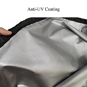 Indoor Portable Air Conditioner Cover, AC Unit Anti-Dust Storage Protection Cover for Mobile AC. Fits SereneLife 10000 BTU (SLPAC10) and most (20.8''(L)x17.7''(W)x35''(H)), Black (01)