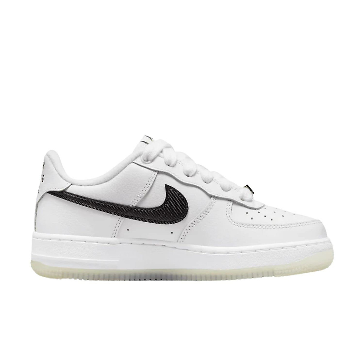 Nike Air Force 1 PRM Mens Size - 7 White/Black-metallic Gold