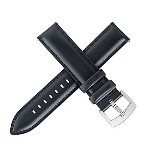 OTTOODY Leather Watch Bands Quick Release, Elegant Top Grain Leather Watch Straps for Men & Women, Choice of Color & Width - 18mm, 19mm, 20mm, 21mm or 22mm Wristbands Bracelet for Watch & Smartwatch