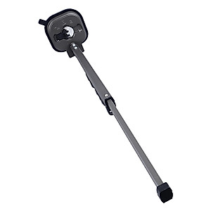 Maximize Space Wall Mount Foldable Clothes Drying Rack Balcony Sturdy Pole Gray Alloy Windproof 4.7 Design Sliding Suction Cup Functionality