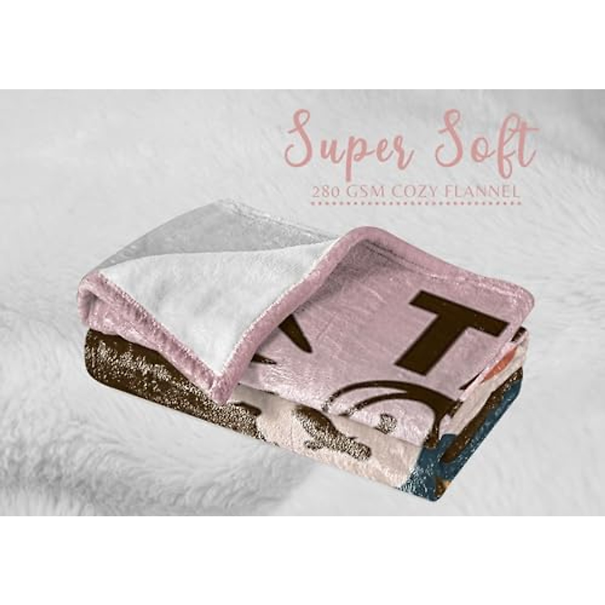 Cool Hiking Gifts for Women, Men, Couples, Throw Blanket for Hikers for Christmas, Birthday - 50" x 65" Take a Hike