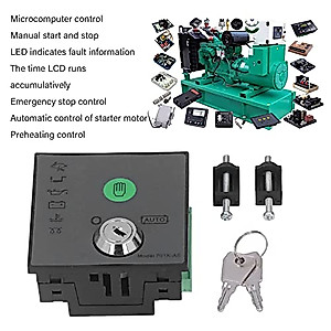 ViaGasaFamido Diesel Generator Set DSE701K AS Controller Module Automatic 5 Protection Generator Genset Controller DC835V Replacement Deep Sea Self Starting Control Module