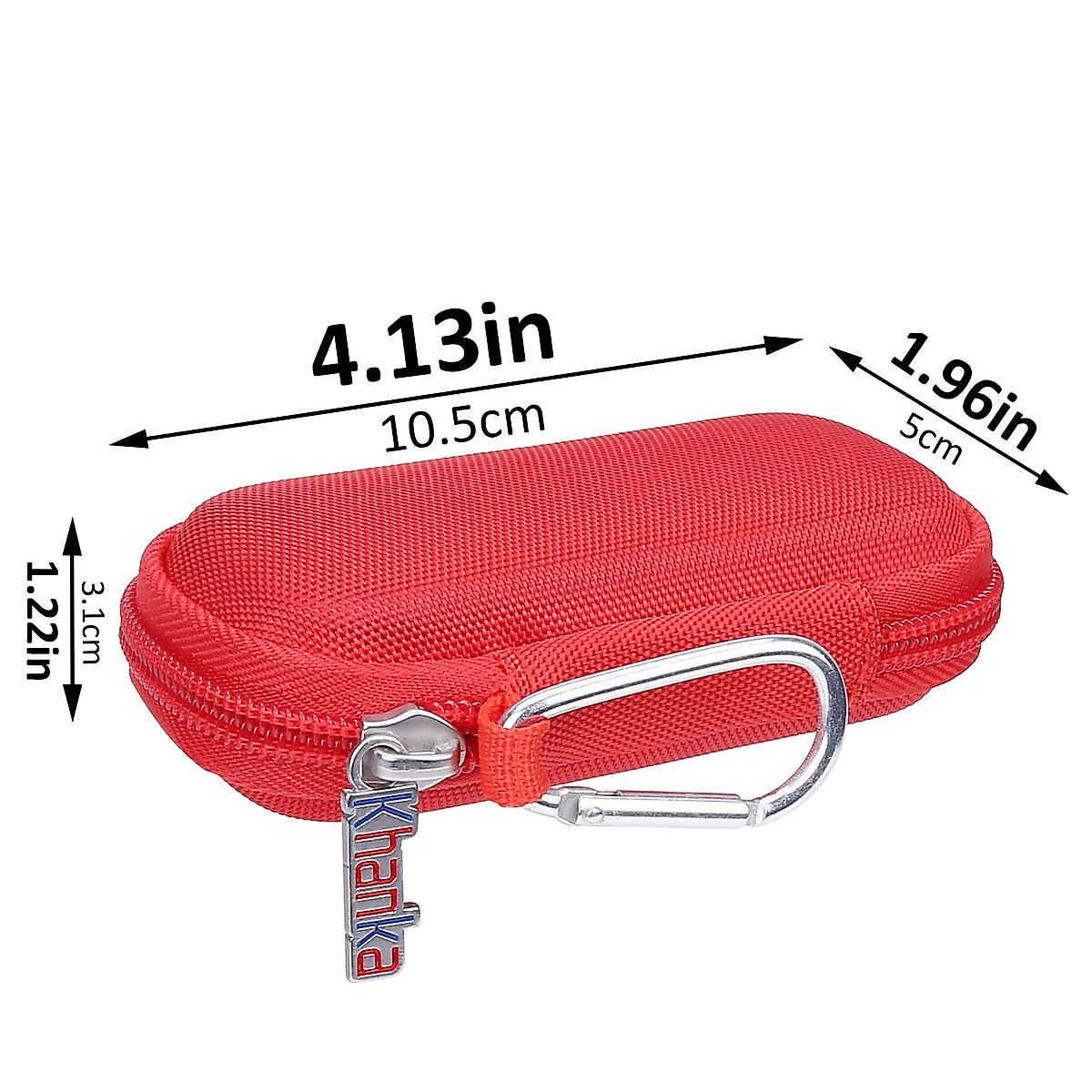 Khanka Hard Case Replacement for AliveCor Kardia Mobile ECG/KardiaMobile 6L EKG (Red)